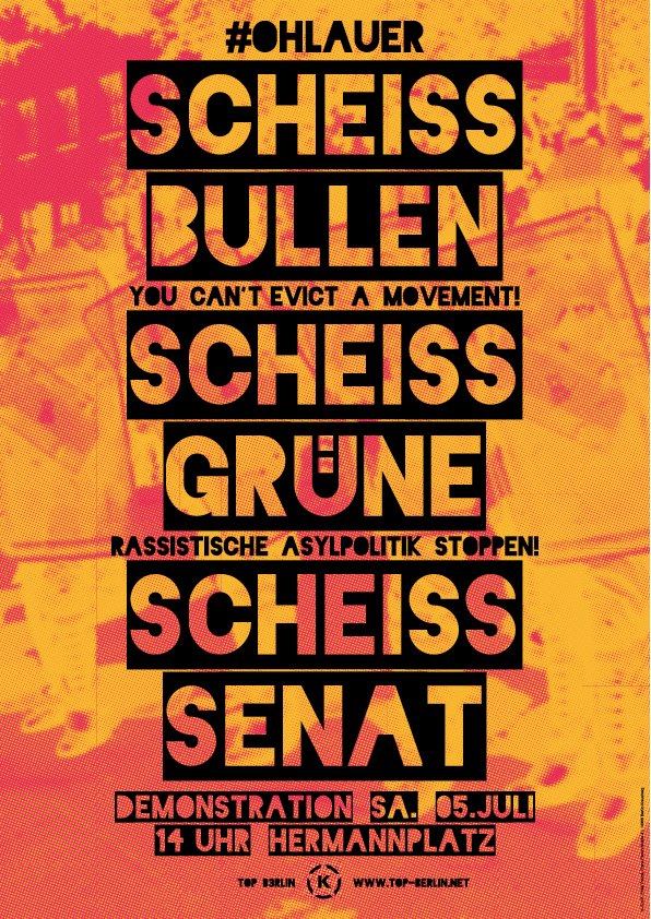 SCHEISS BULLEN! SCHEISS GRÜNE! SCHEISS SENAT! | ...ums Ganze!
